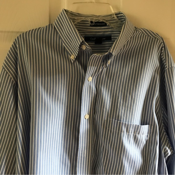 croft & barrow | Shirts | Croft And Barrow Mens Shirt 65x 3435 Blue And ...